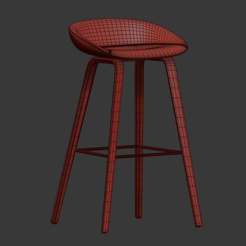 Hay aas 32 barstool 3D model - TurboSquid 1536365