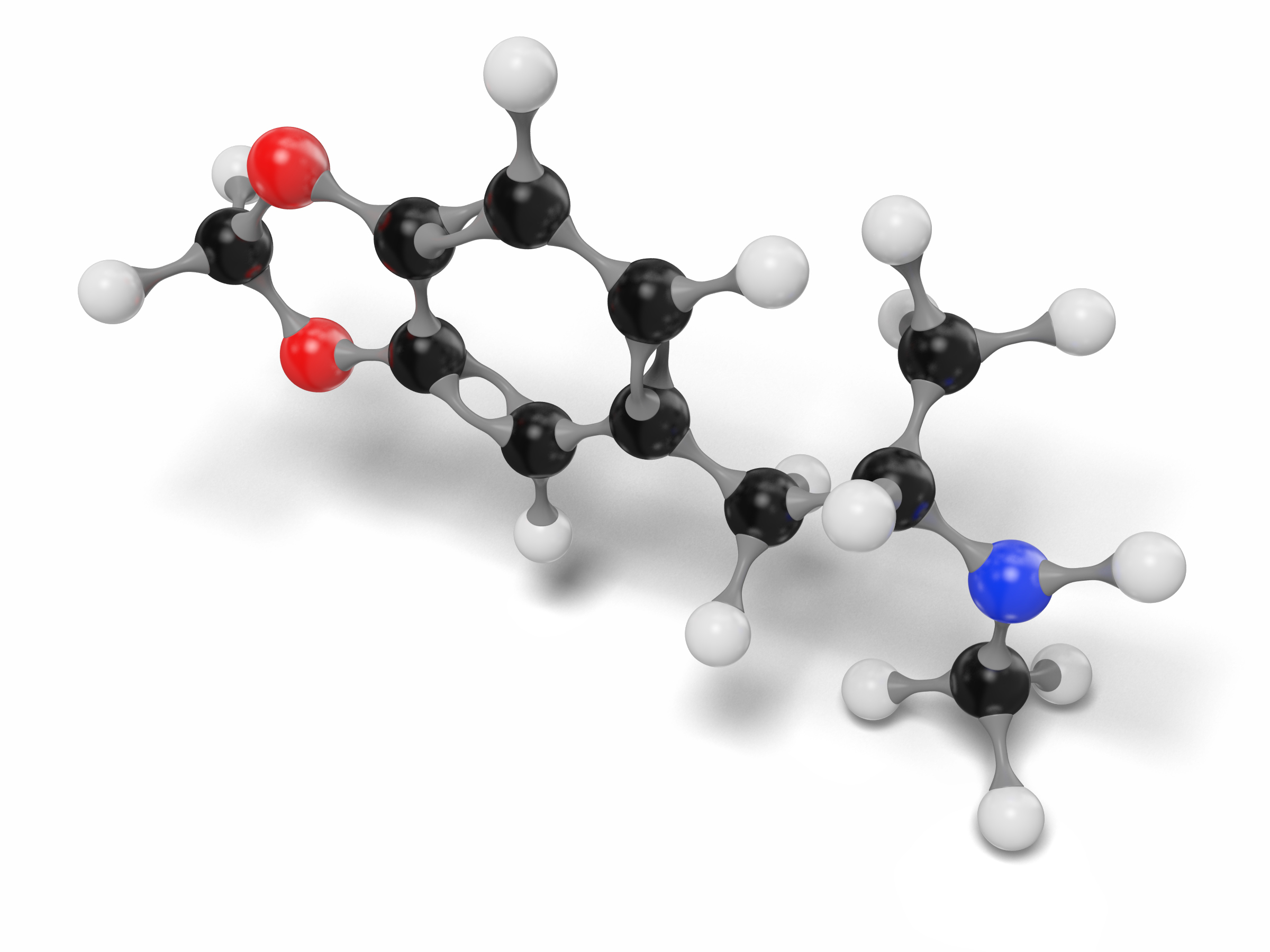 Mdma molecule c11h15no2 modeled 3D model - TurboSquid 1545425