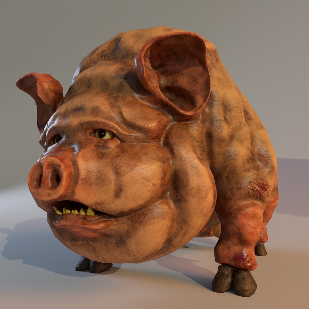 3D model piggy - TurboSquid 1545478