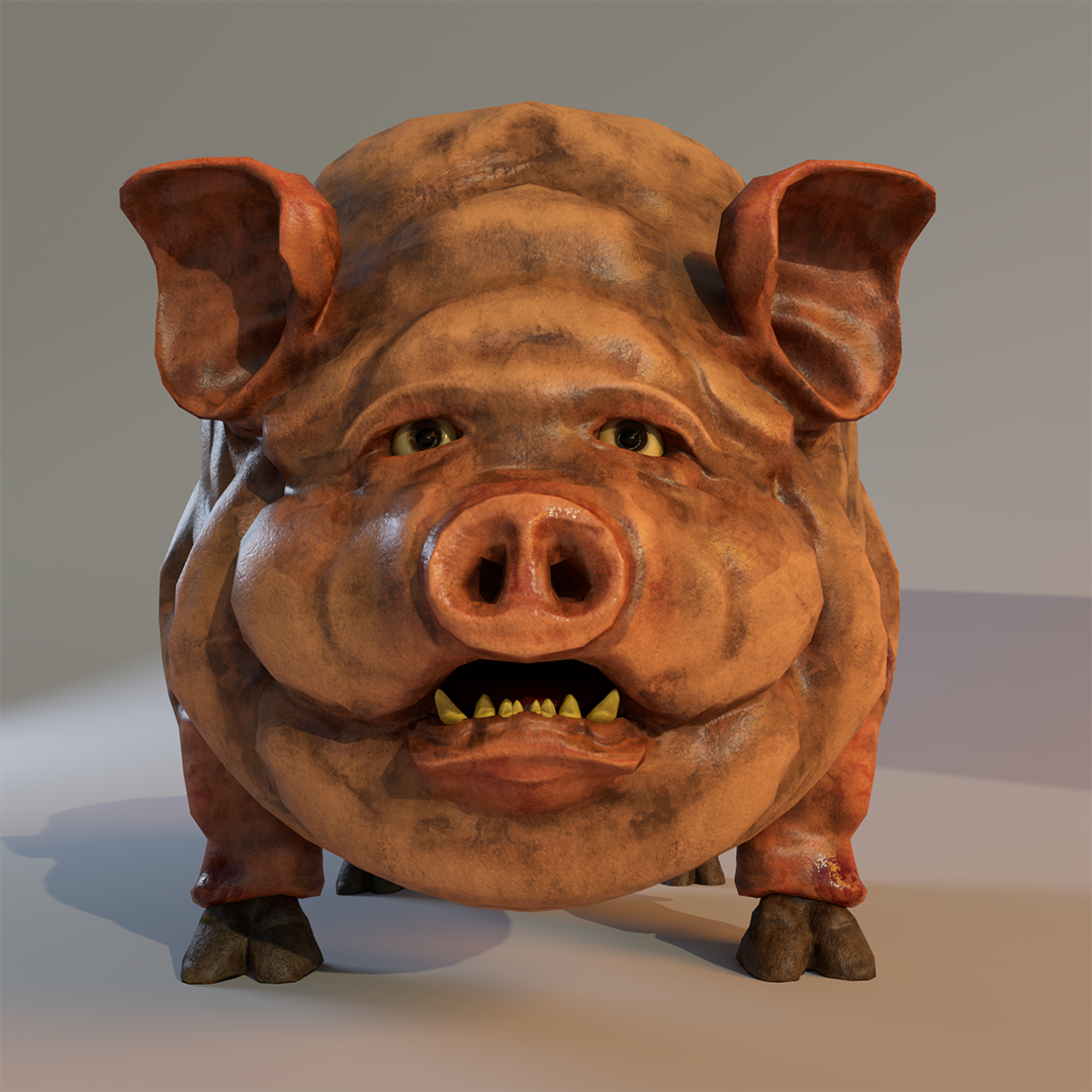 3D model piggy - TurboSquid 1545478
