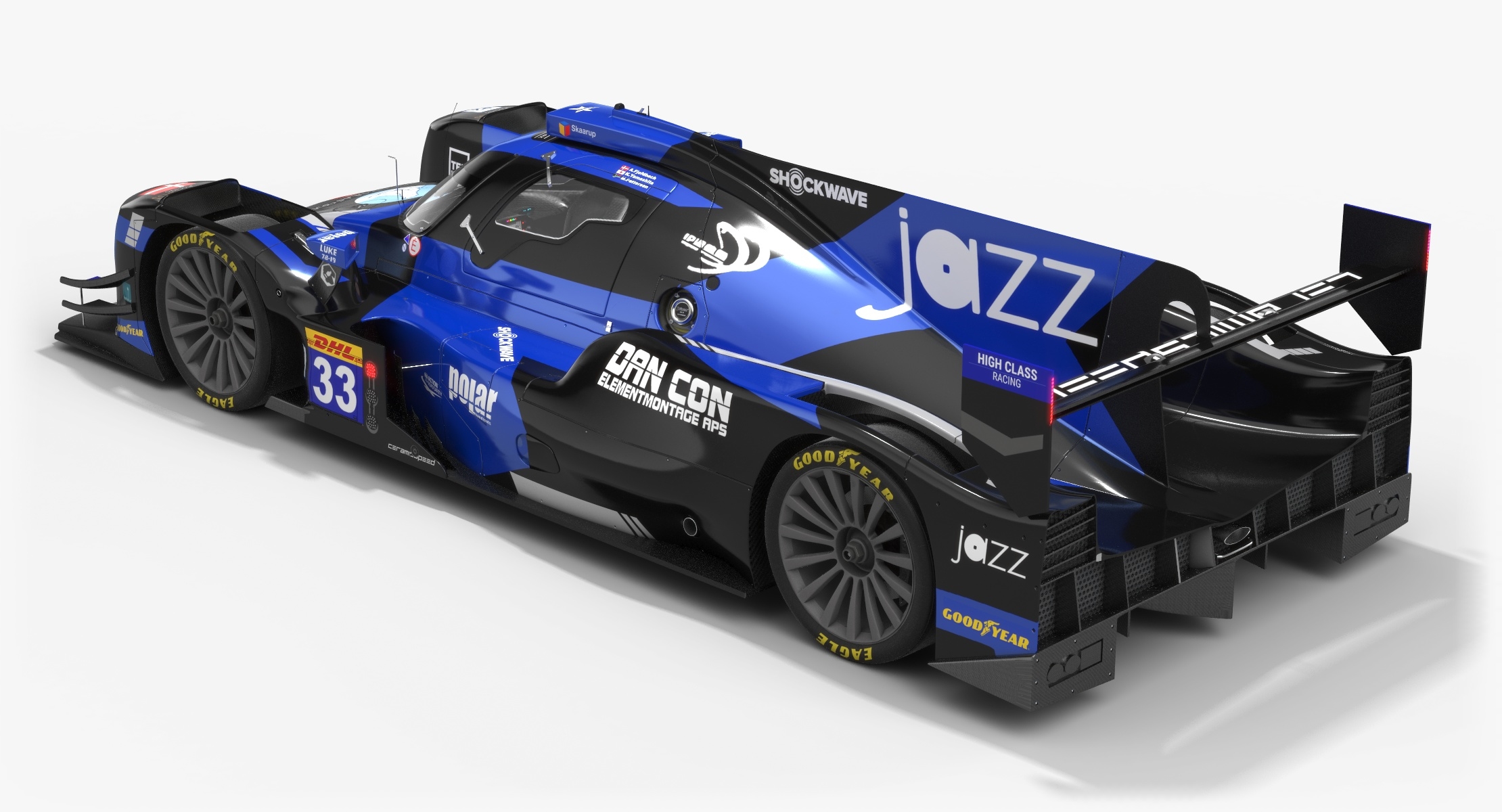 3D class racing wec lmp2 model - TurboSquid 1545453