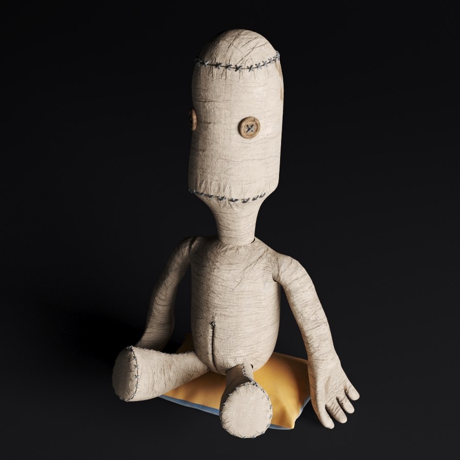 Sackboy sack 3D - TurboSquid 1545515