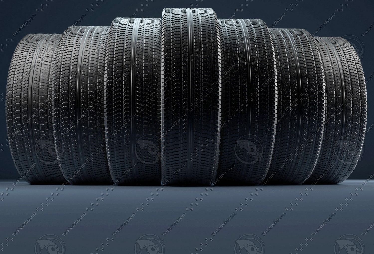 New winter tires 3D model - TurboSquid 1532156