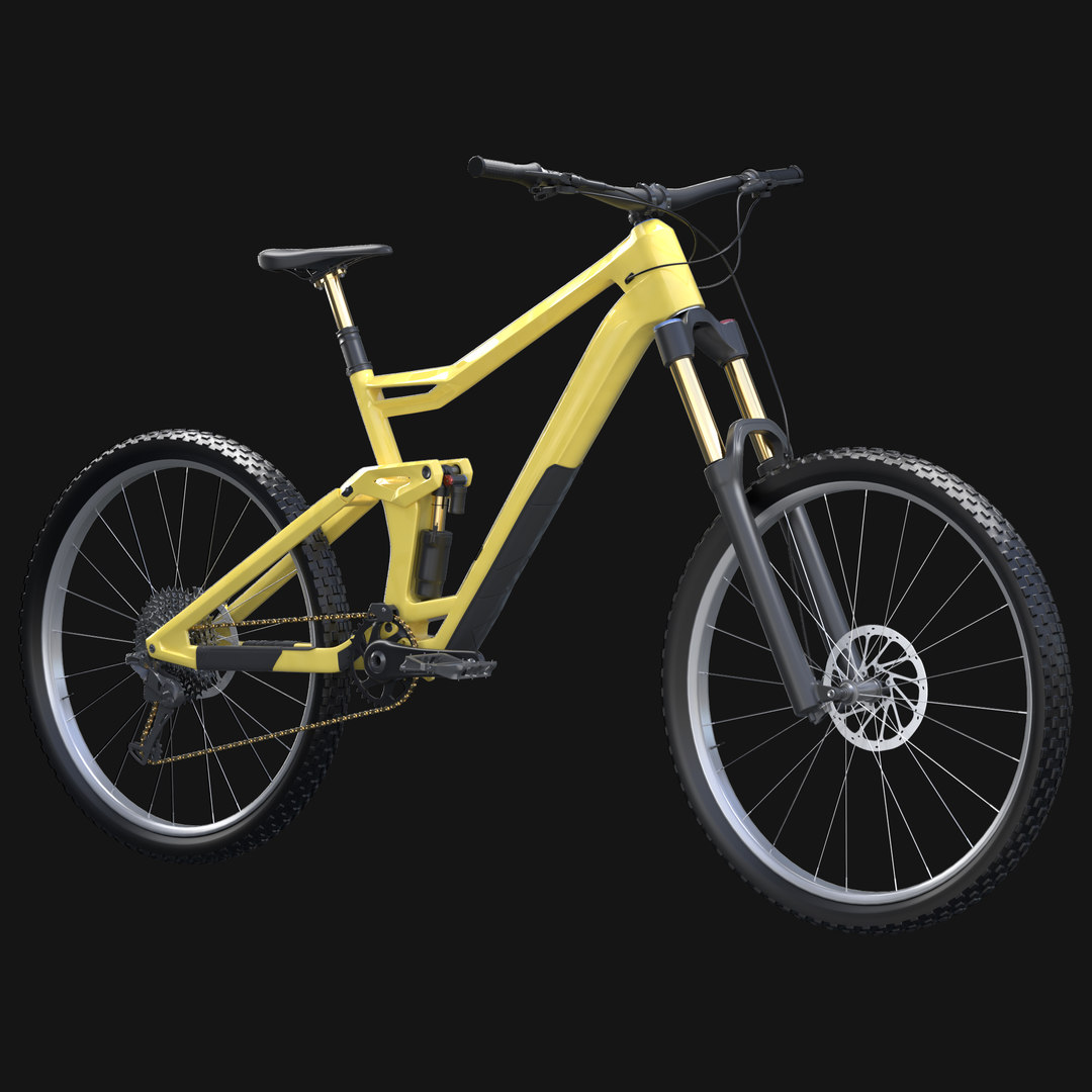 Mountain bike 3D model - TurboSquid 1545657