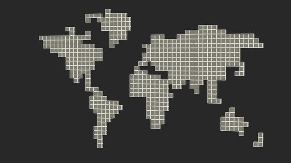 Tetris blocks world mapped model - TurboSquid 1545755