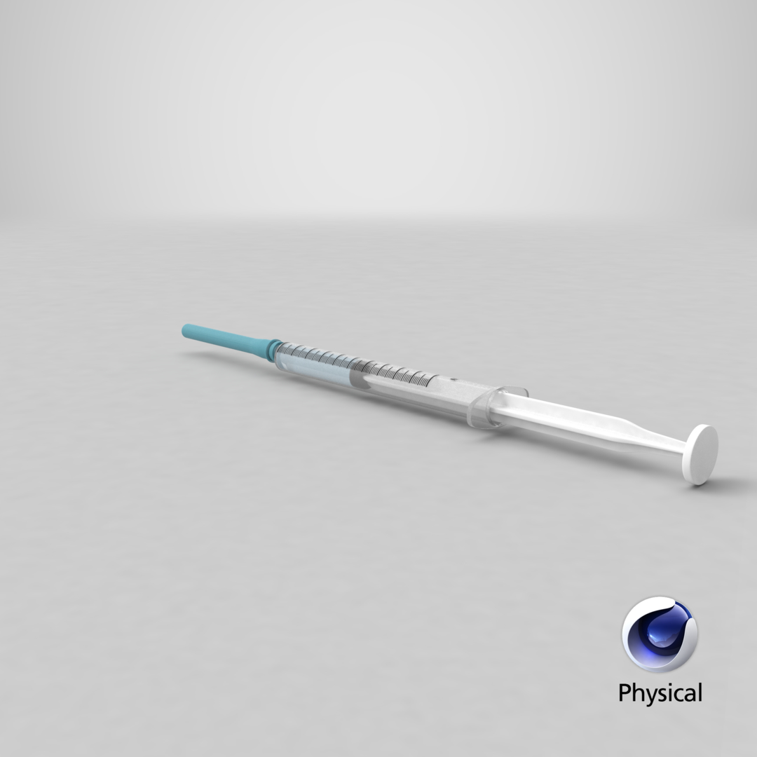3D model vaccine syringe - TurboSquid 1543090