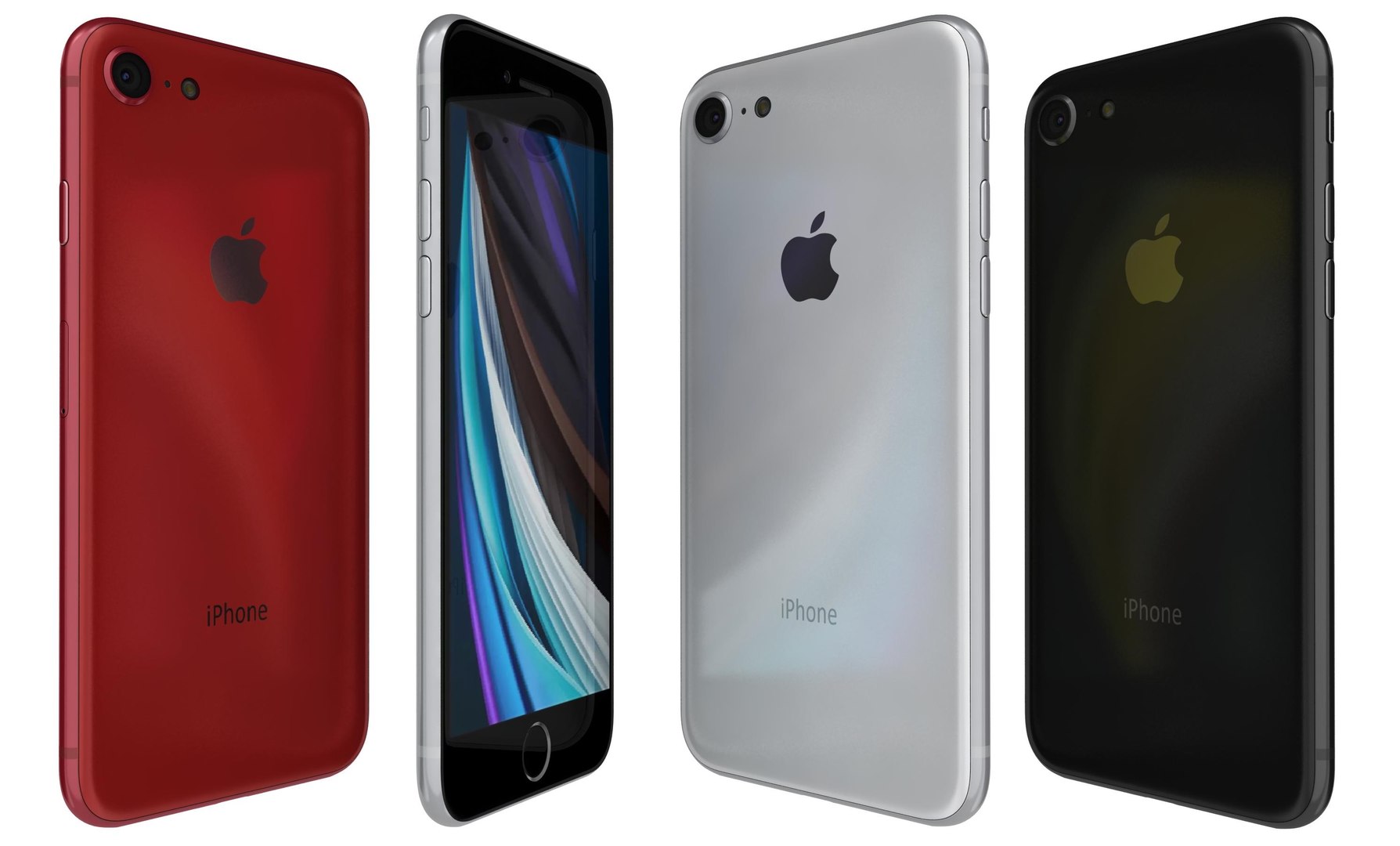 Apple iphone se 2020 3D model - TurboSquid 1545966