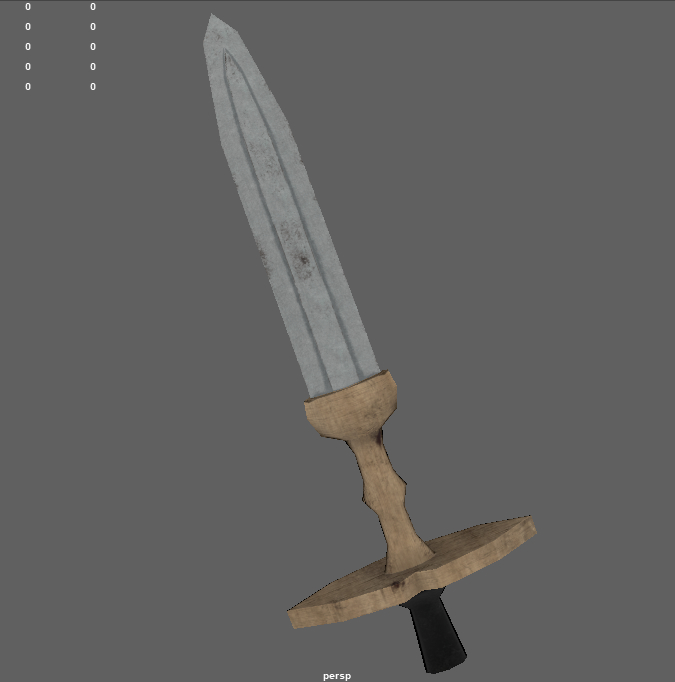 modèle 3D de korean relics_Polished_Stone Dagger_with_Handle ...