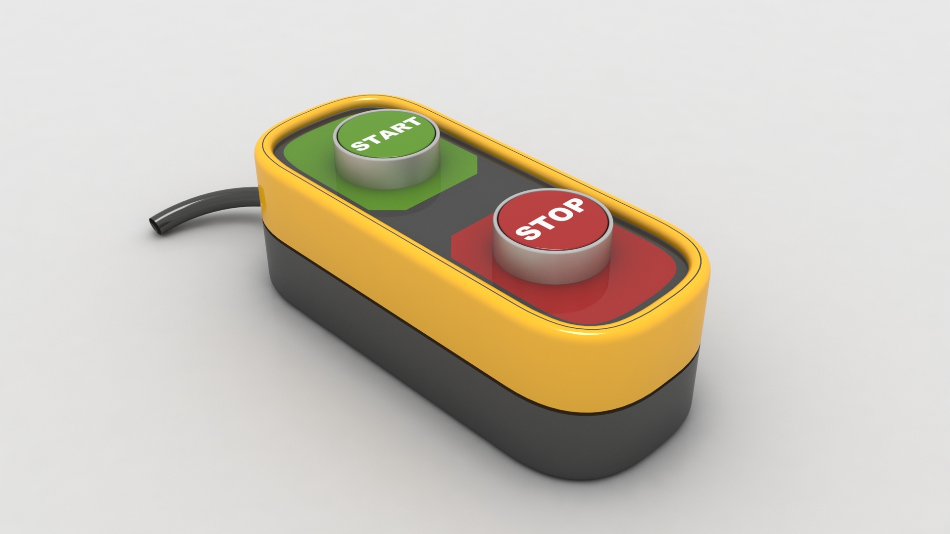 Start stop push 3D - TurboSquid 1546116