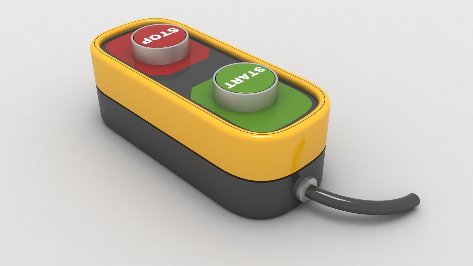 Start stop push 3D - TurboSquid 1546116