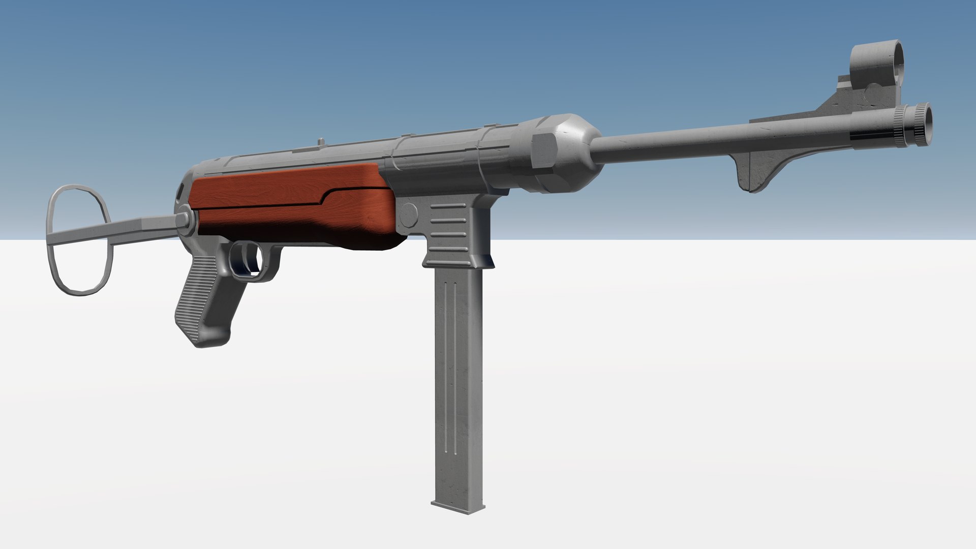 Arma subfusil mp40 3D - TurboSquid 1546152