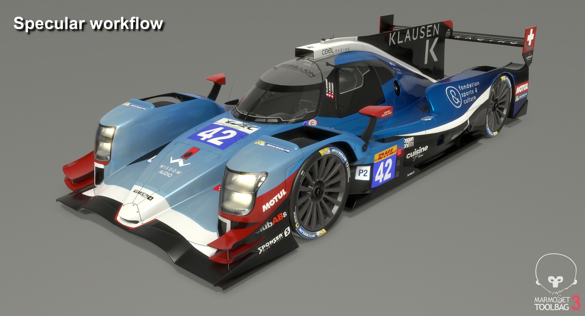 Cool racing wec lmp2 3D - TurboSquid 1546126