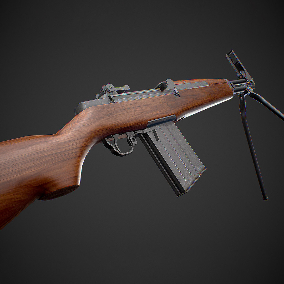 Beretta bm 59 rifle 3D model - TurboSquid 1546137