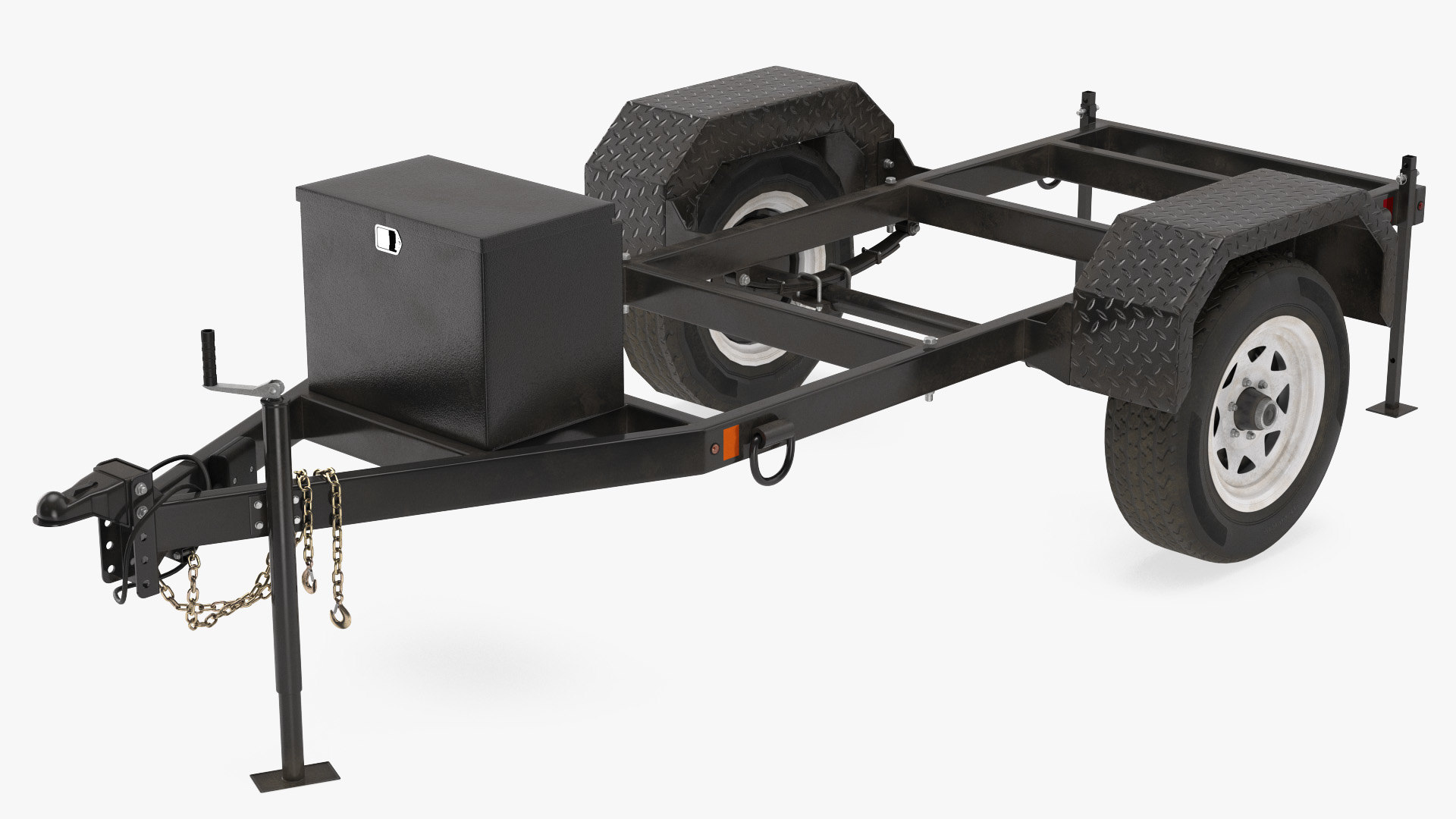 Heavy duty 2 wheel 3D model - TurboSquid 1546187