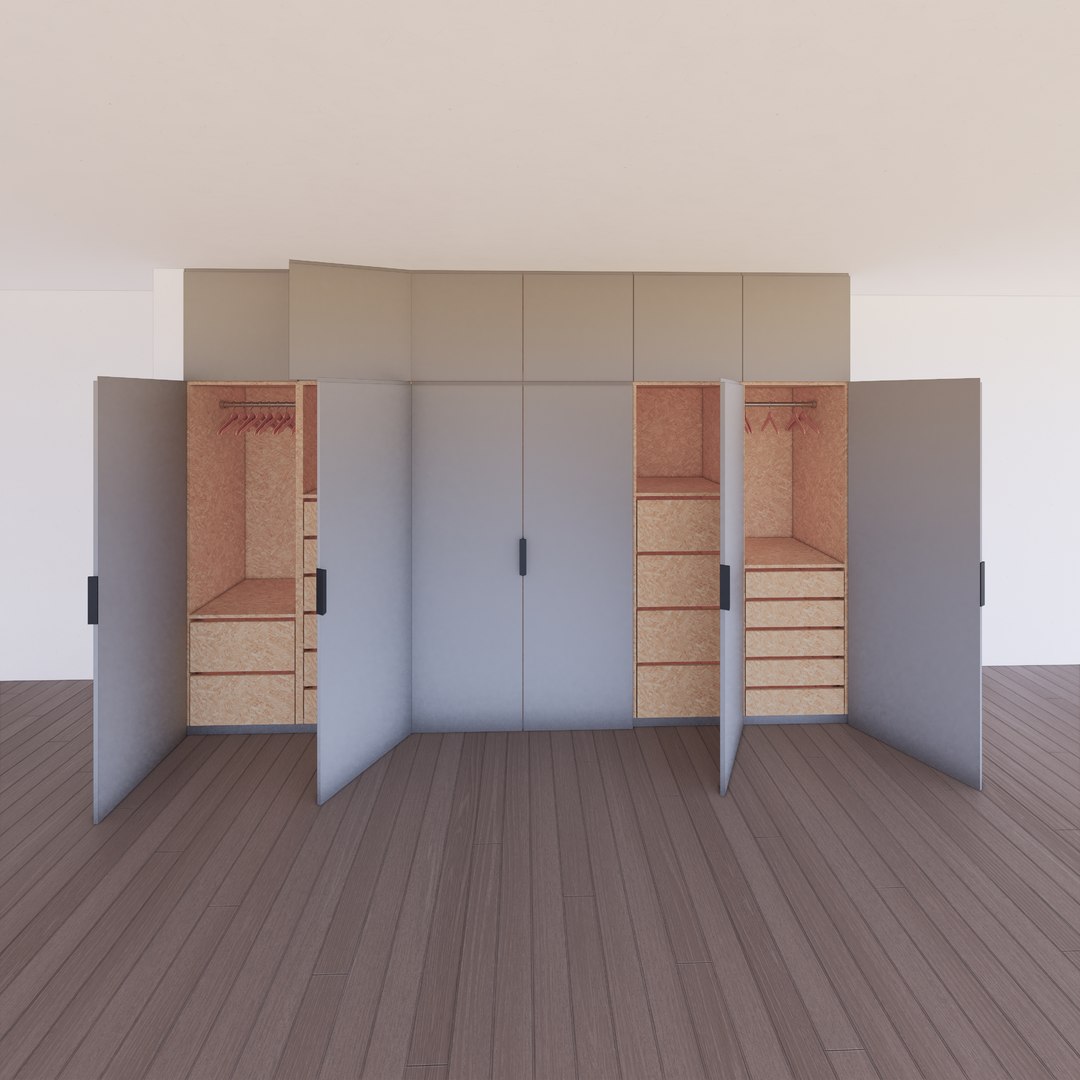 Revit family ikea pax 3D - TurboSquid 1546243