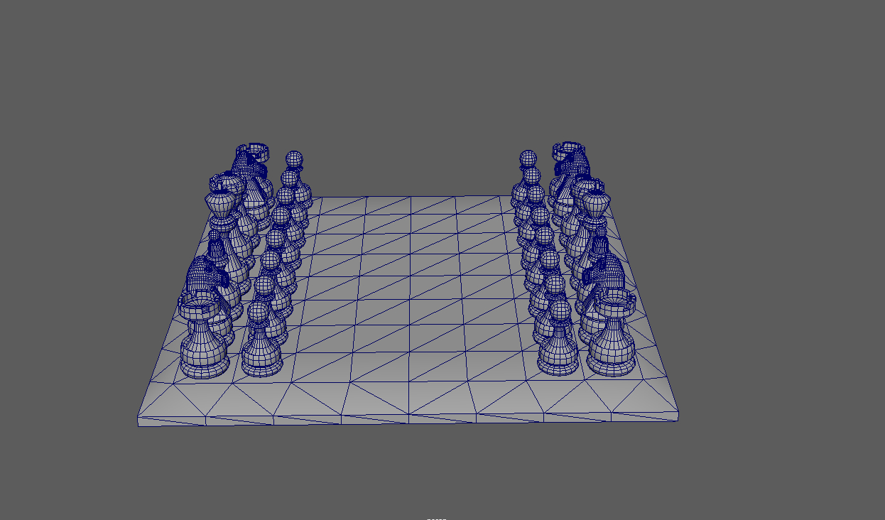 3D chess board set complete - TurboSquid 1546749