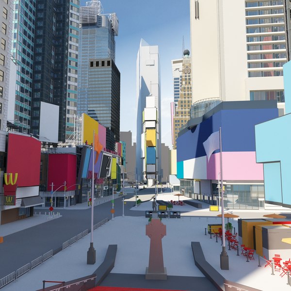 Times Square 3D Models for Download | TurboSquid