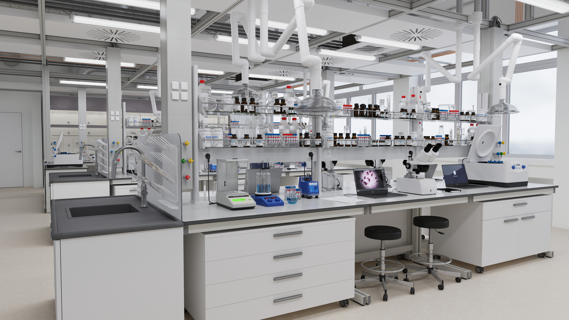 3D laboratory lab - TurboSquid 1546582