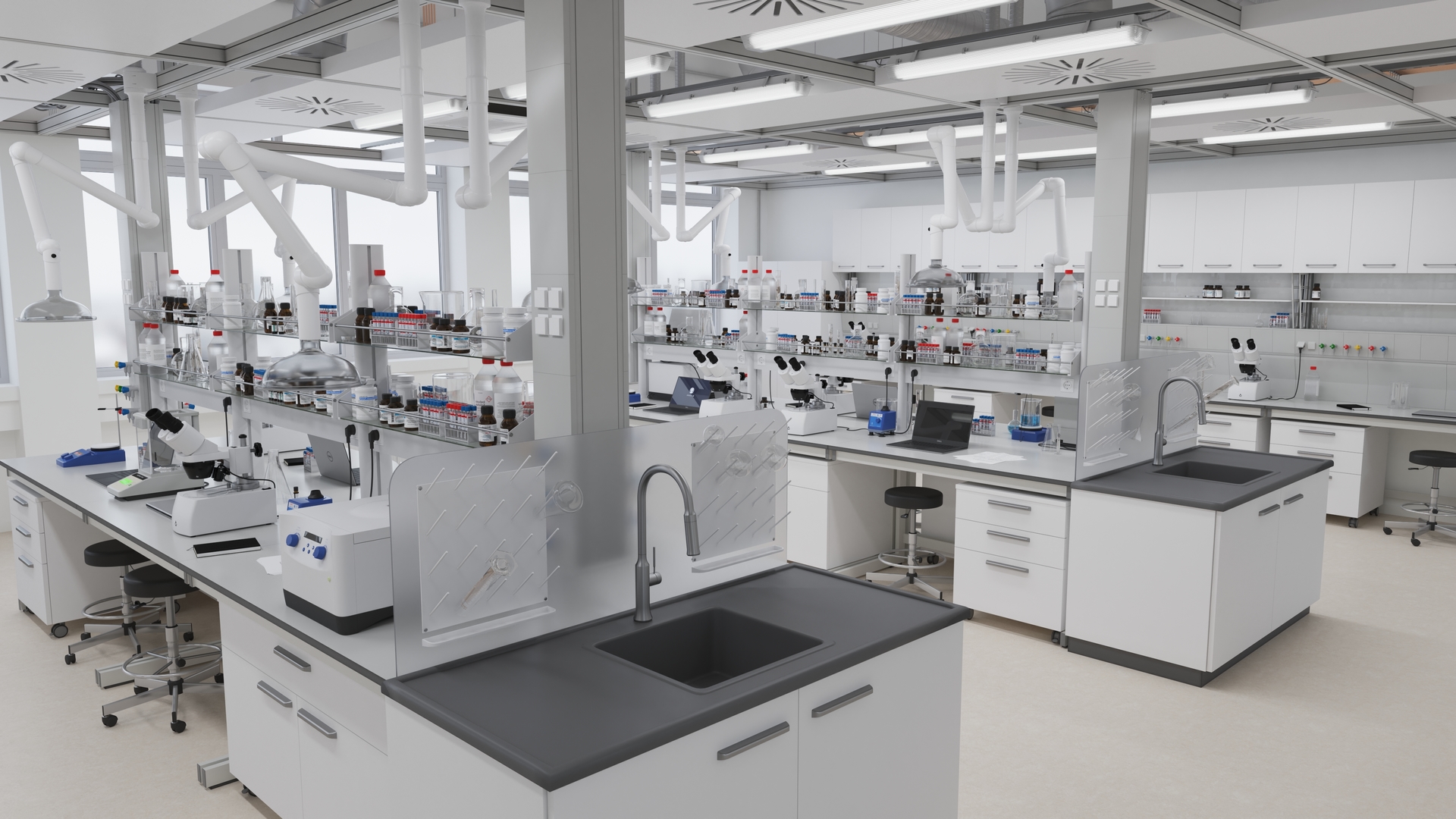 3D laboratory lab - TurboSquid 1546582