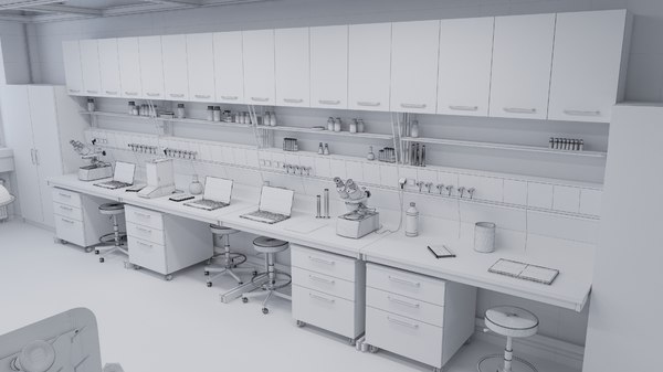 3D laboratory lab - TurboSquid 1546582