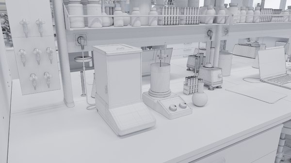 3D laboratory lab - TurboSquid 1546582