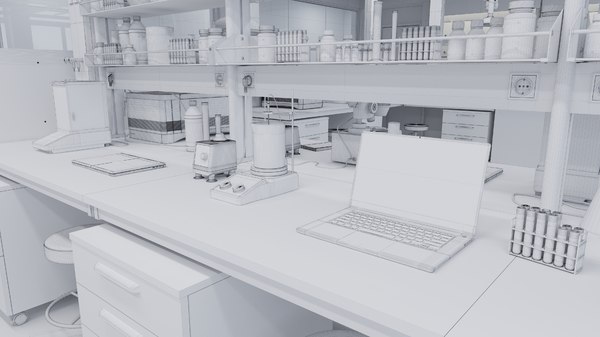 3D laboratory lab - TurboSquid 1546582