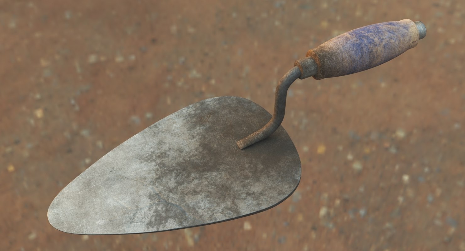Tool industrial trowel 3D model - TurboSquid 1546635