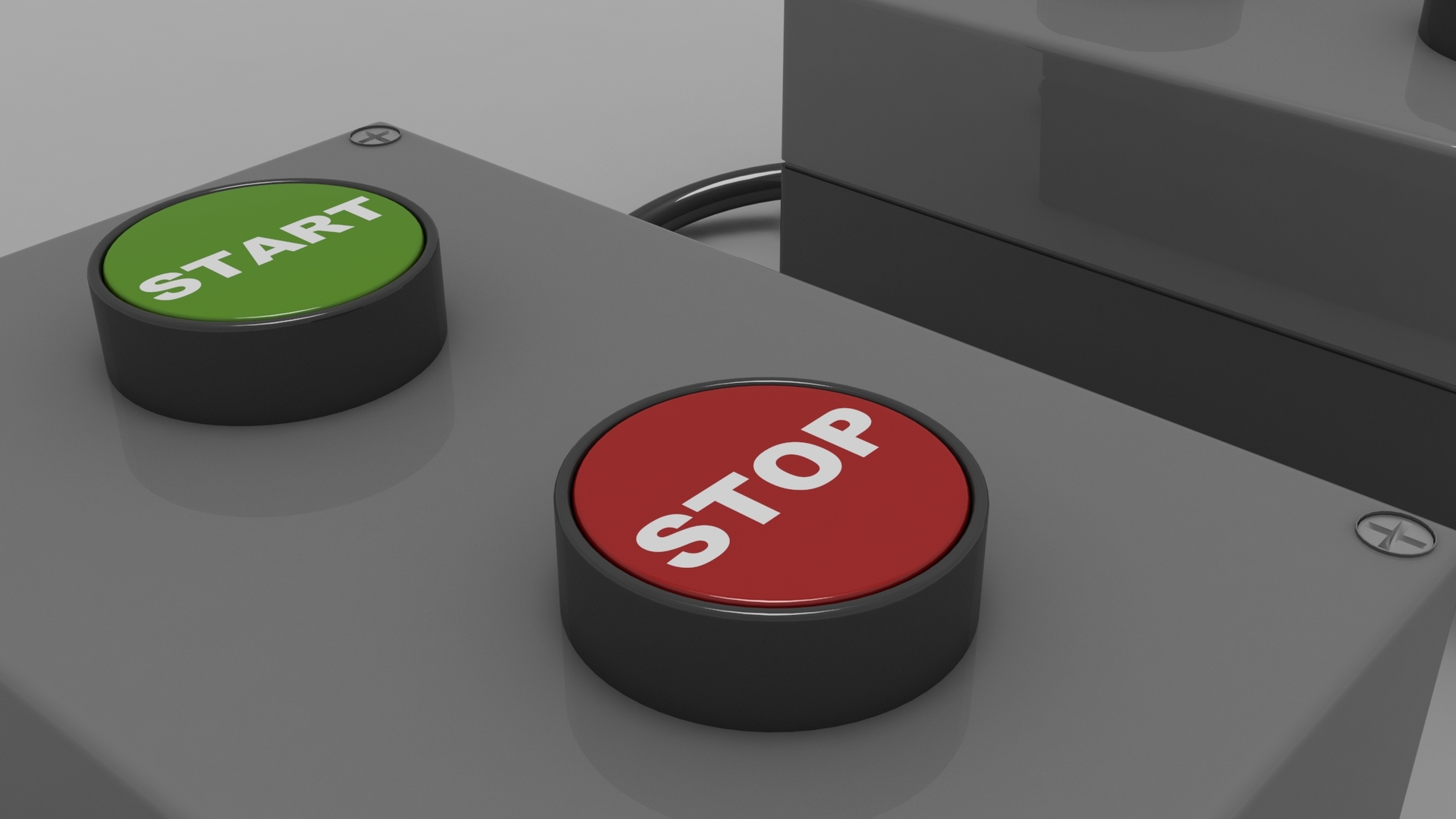 Start stop push 3D - TurboSquid 1546630