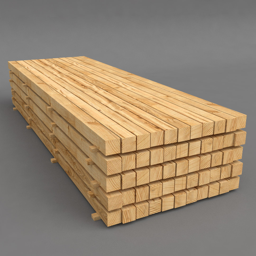 Wood wooden stack 3D model - TurboSquid 1546809