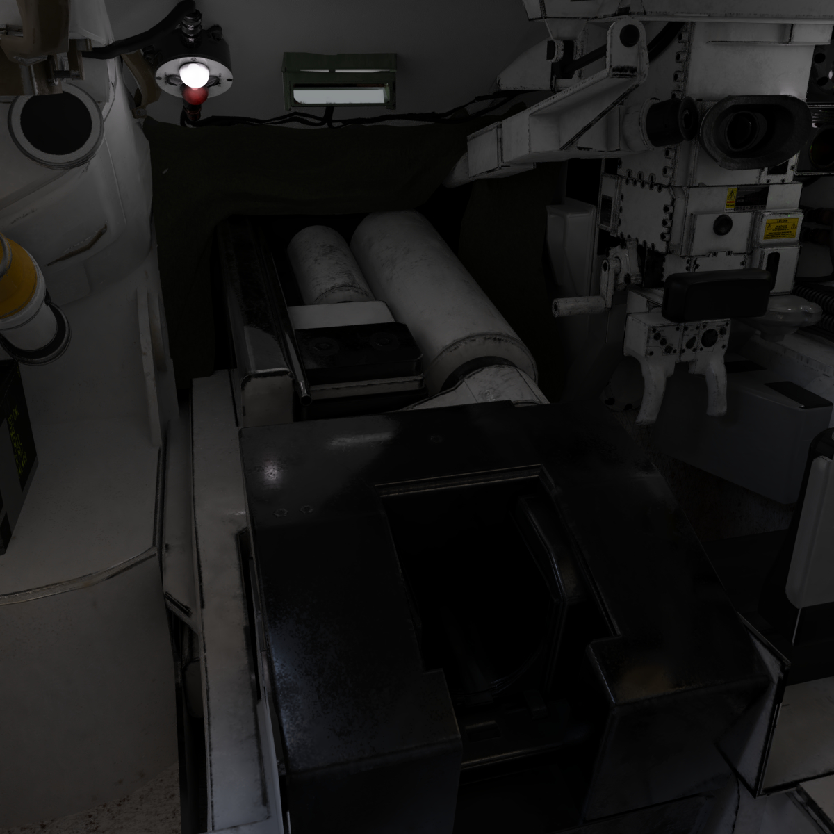 Challenger 2 tank with turret interior 3D-Modell - TurboSquid 1539768