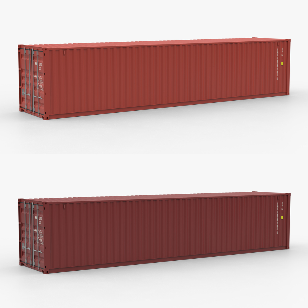 Container 40ft 3D model - TurboSquid 1546974