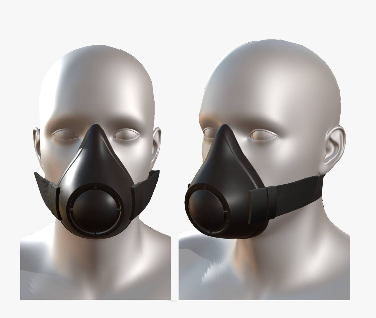 Gas mask 3D model - TurboSquid 1547068