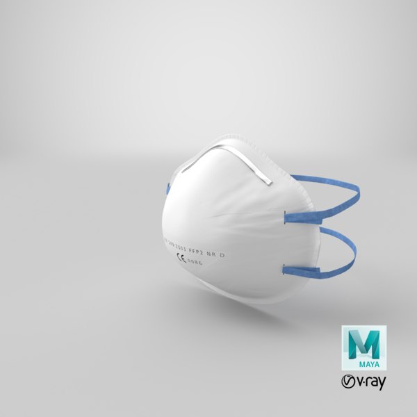3D model dust mask ffp2 - TurboSquid 1523872
