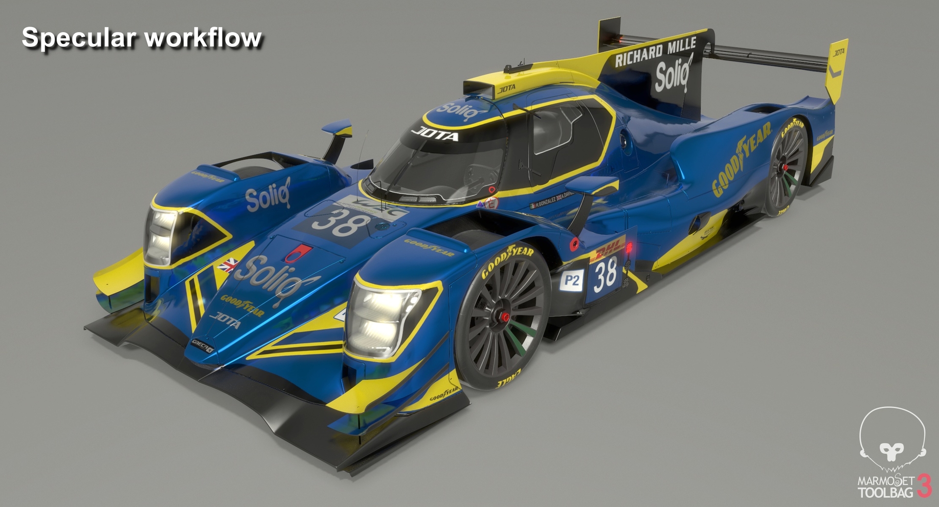 3D jota sport wec lmp2 - TurboSquid 1546740