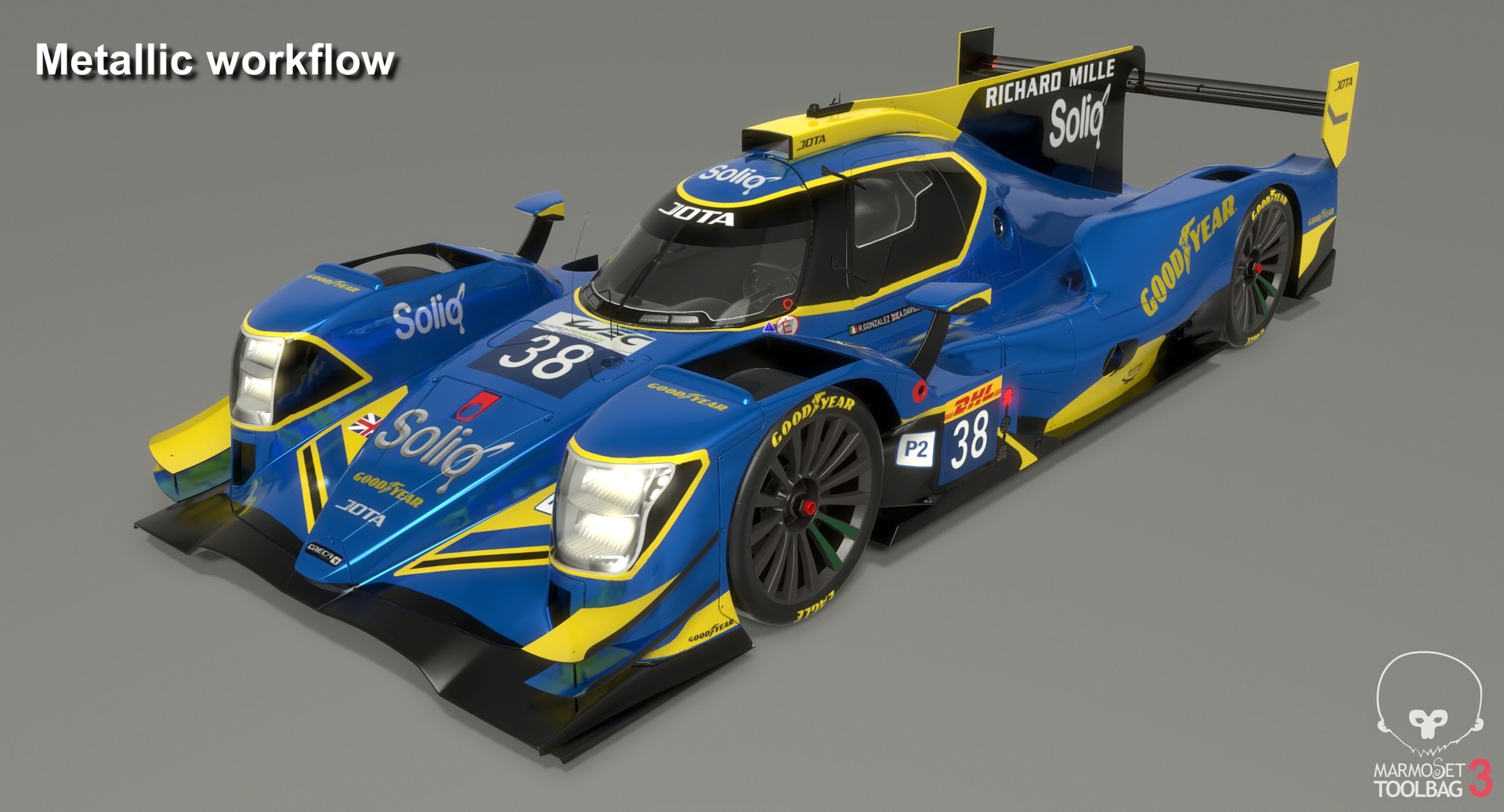 3D jota sport wec lmp2 - TurboSquid 1546740