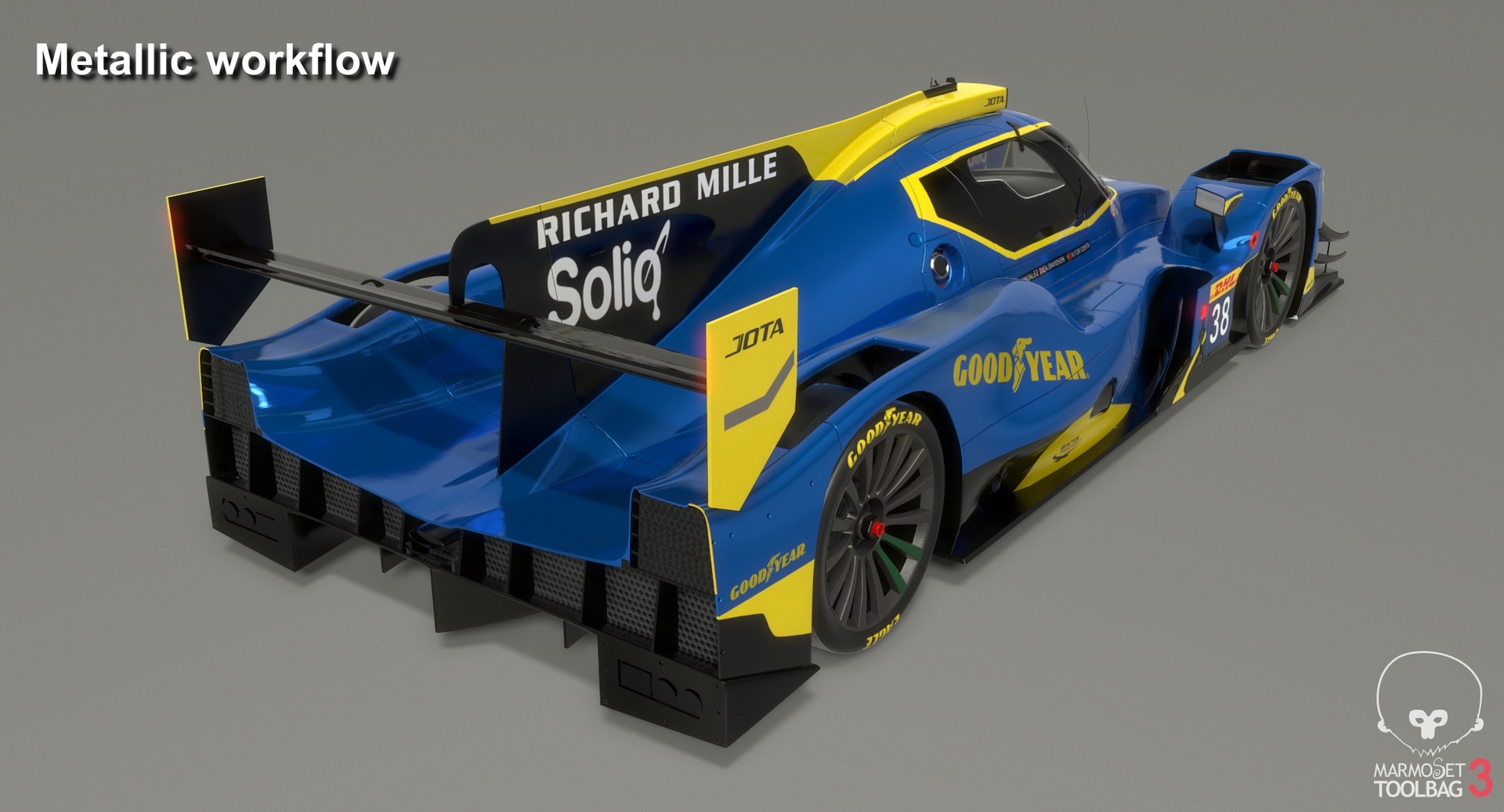 3D jota sport wec lmp2 - TurboSquid 1546740