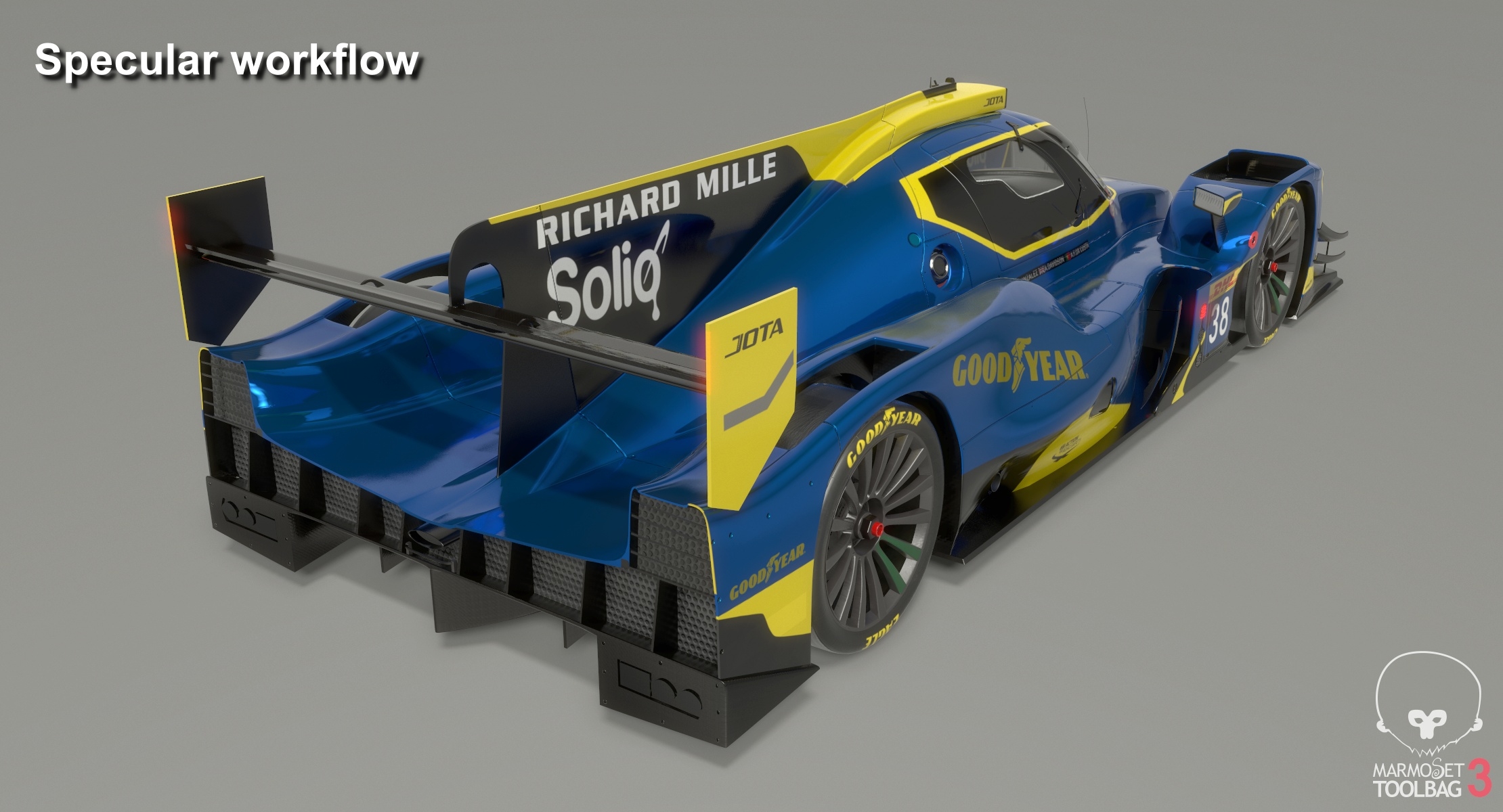 3D jota sport wec lmp2 - TurboSquid 1546740
