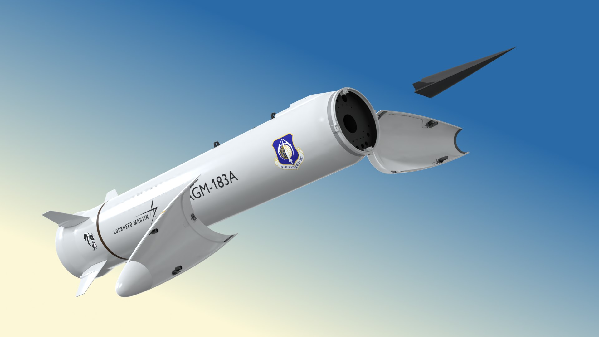 Míssil ARRW AGM-183A Modelo 3D - TurboSquid 1418032
