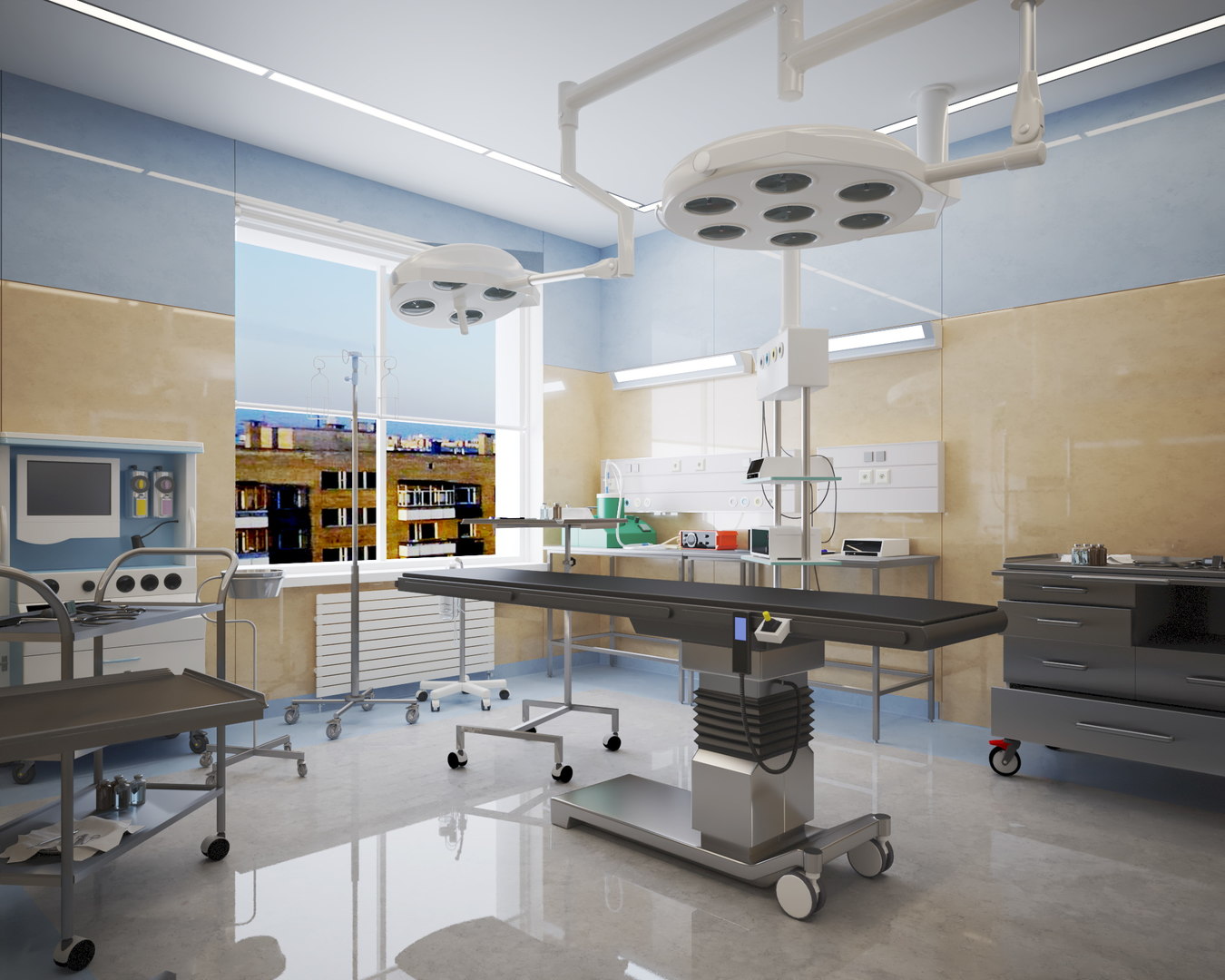 Surgical room operations model - TurboSquid 1547445
