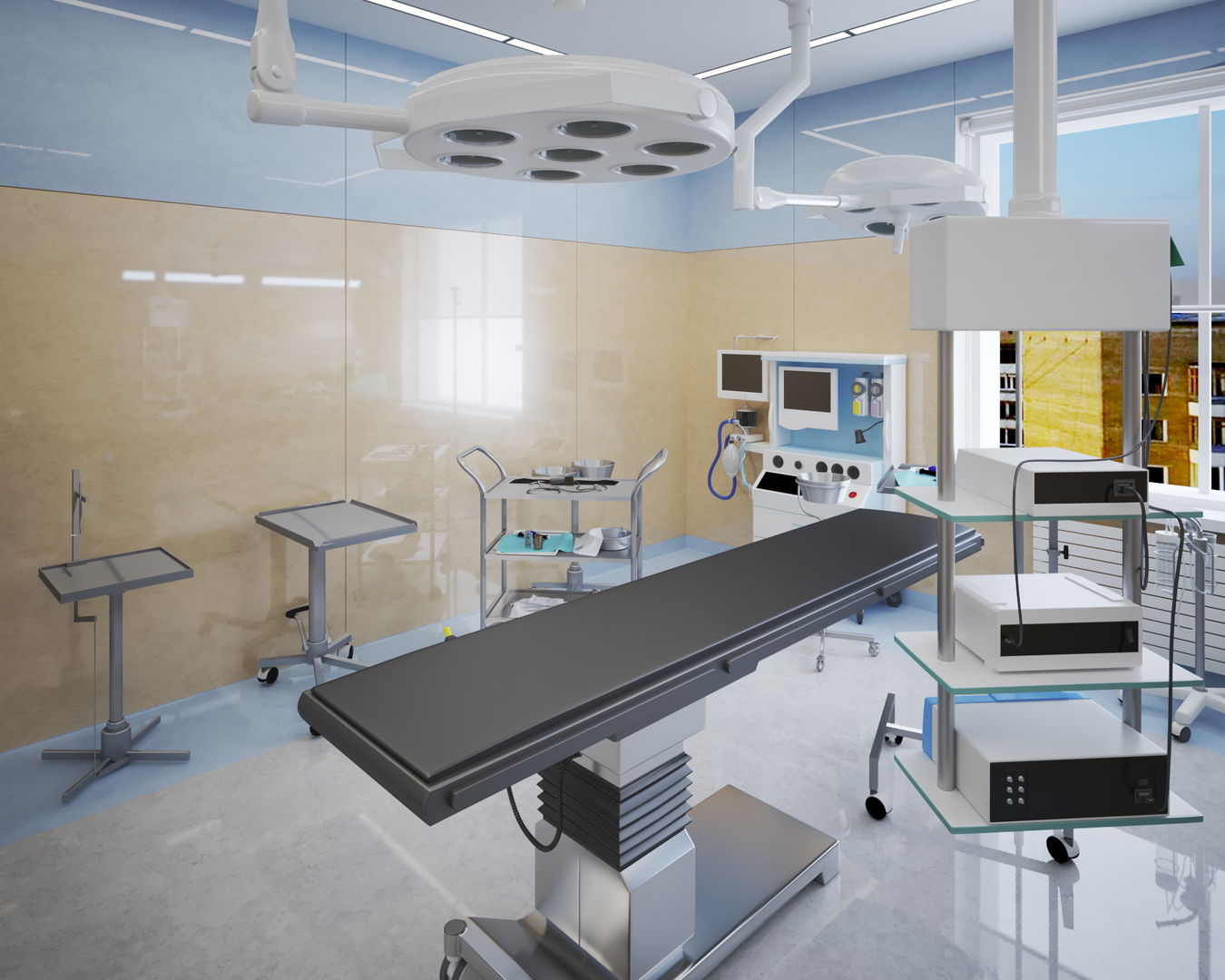 Surgical room operations model - TurboSquid 1547445
