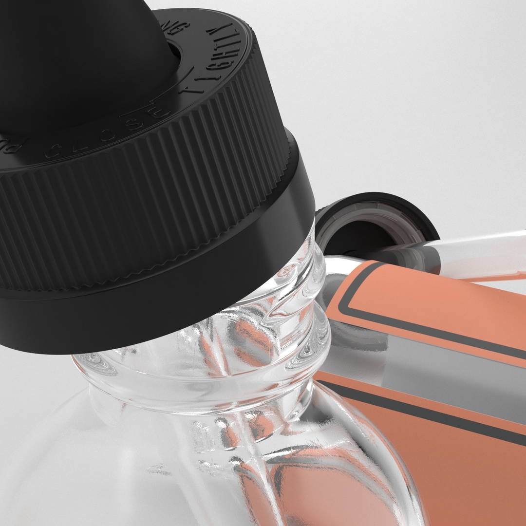 Vape bottles model - TurboSquid 1547509
