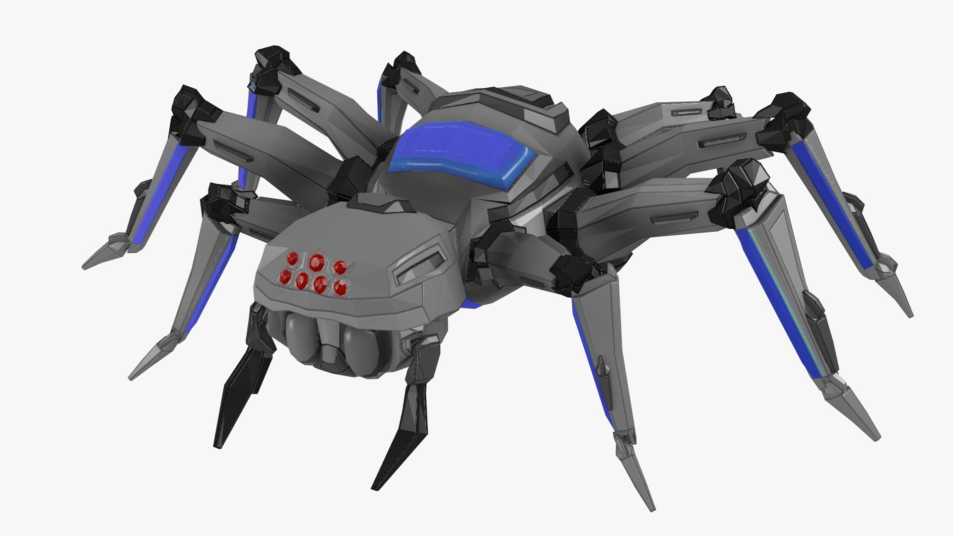 3D sci-fi spider robot model - TurboSquid 1547606