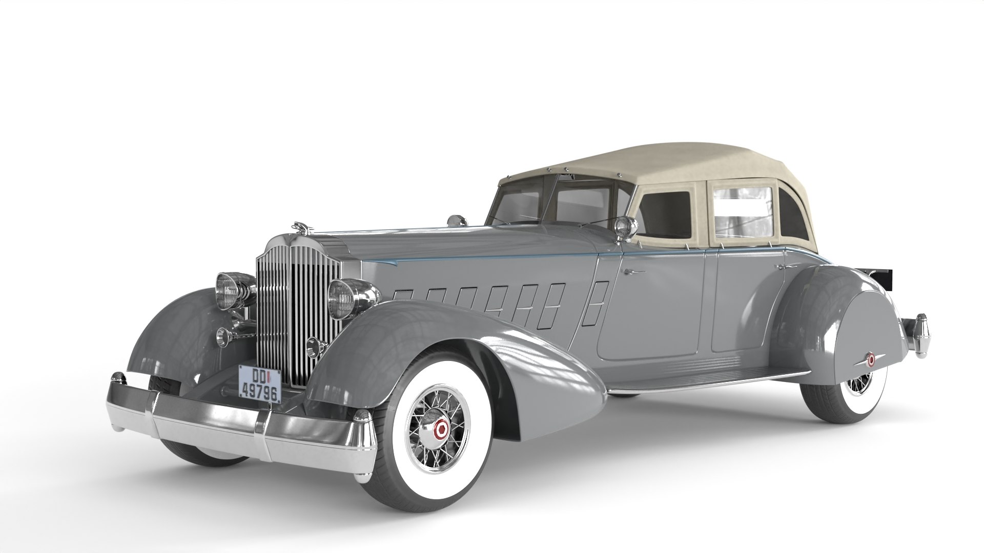 3D retro car model - TurboSquid 1547613