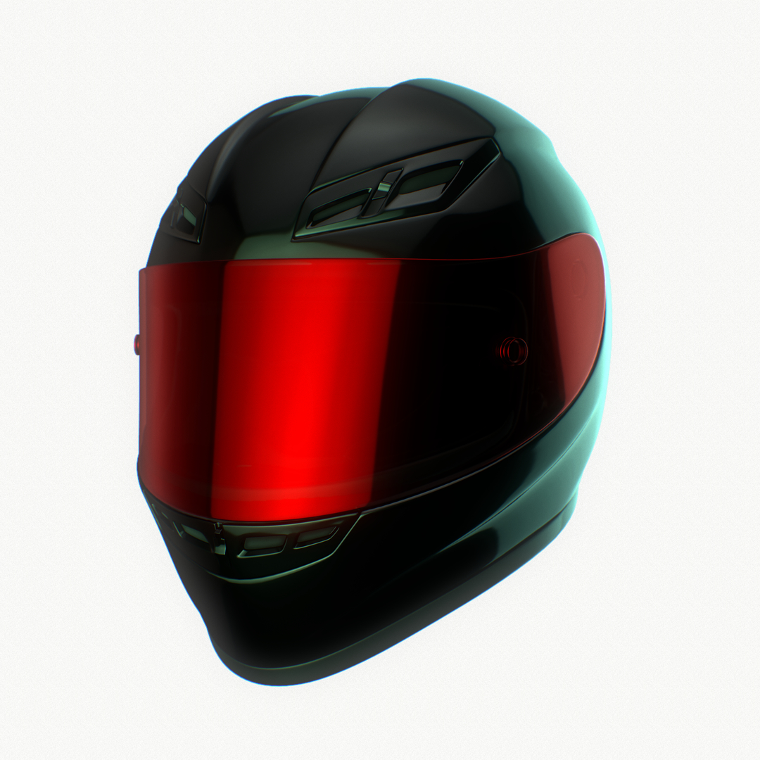Motorcycle helmet 3D model - TurboSquid 1550438