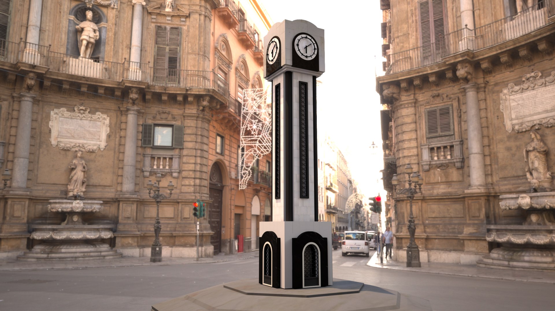 3D new homs clock tower - TurboSquid 1547724