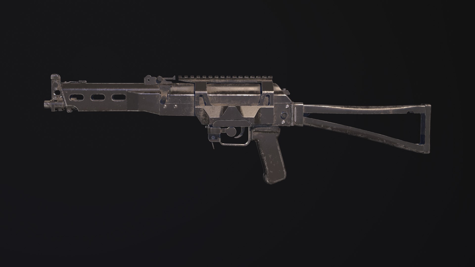 Weapon - gun smg model - TurboSquid 1548179