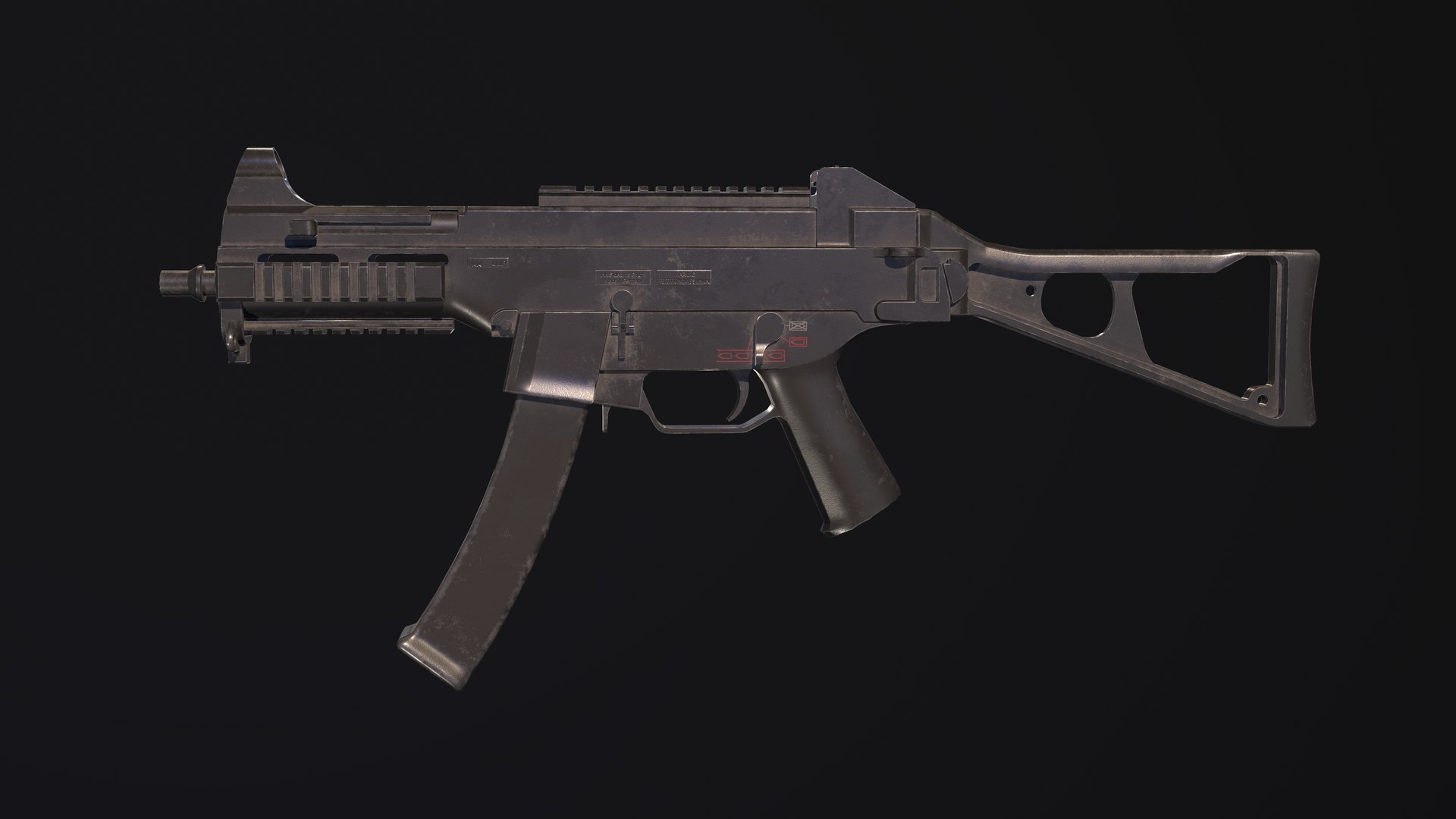 Weapon Gun SMG Base Gun3D模型 - TurboSquid 1548185