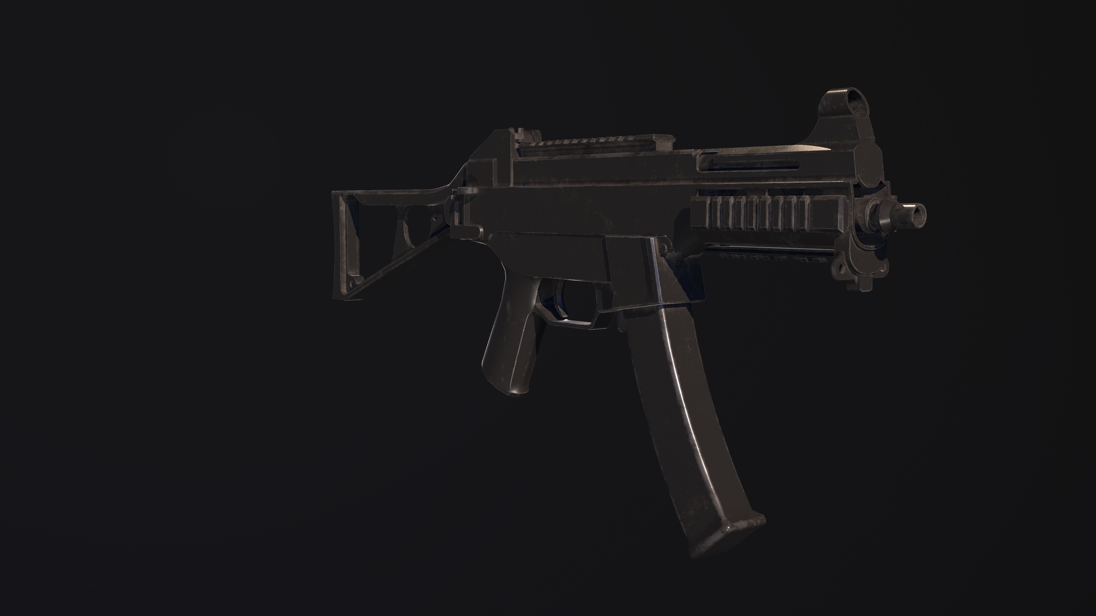 3D weapon - gun smg model - TurboSquid 1548185