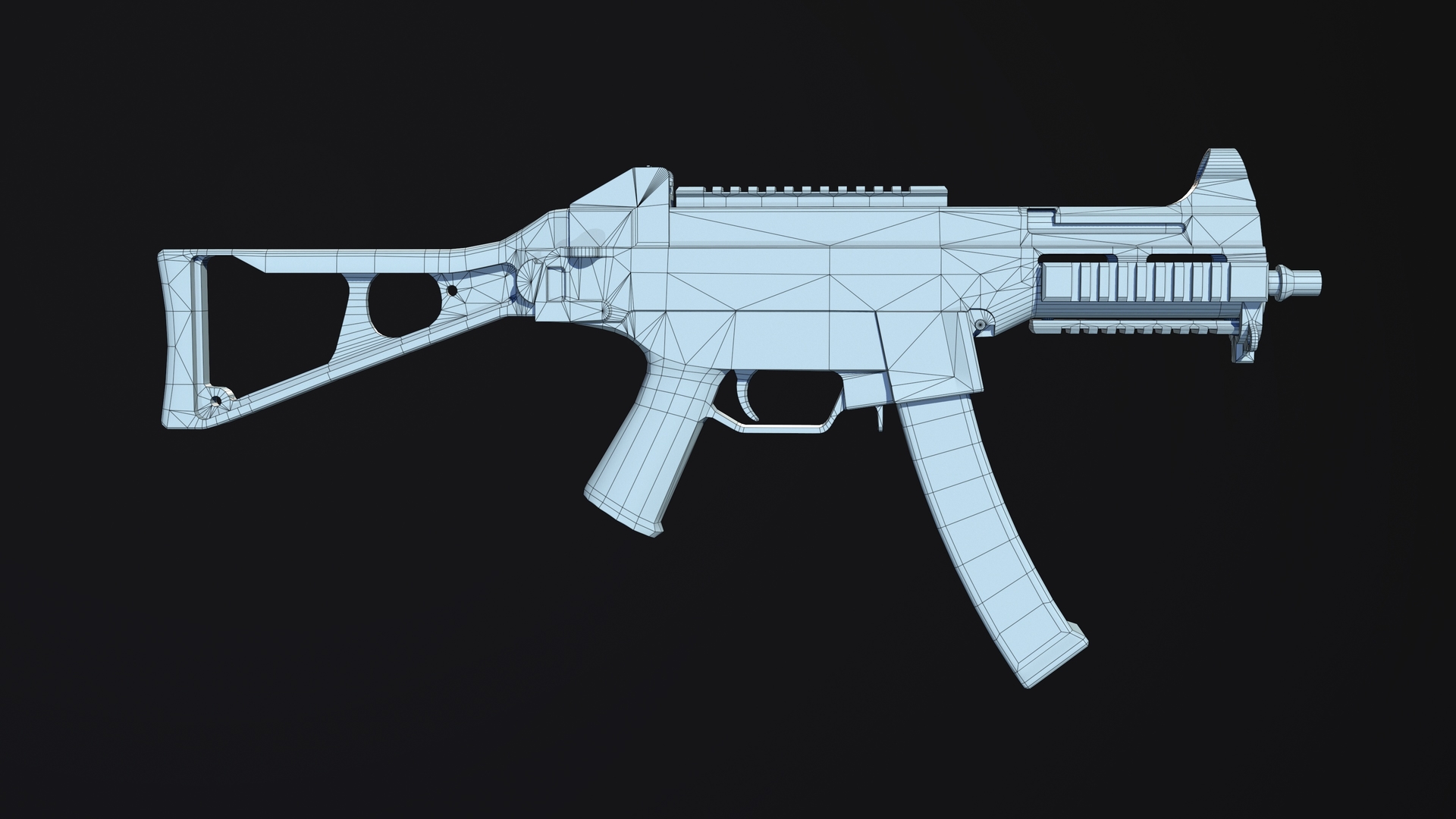 3D weapon - gun smg model - TurboSquid 1548185