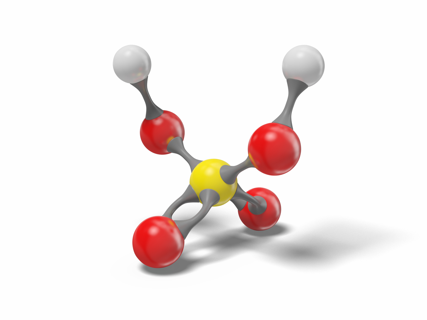 Sulfuric acid molecule h2so4 3D model - TurboSquid 1548437